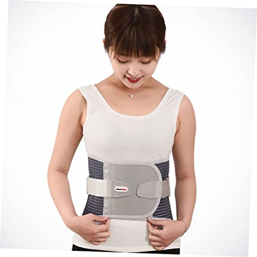 HEALLILY Waist Support Massage Heating Pad Low Back Belt Men’s Belt Workout Waist Cincher Belt Gym Waist Belt Heating Lumbar Wrap Practical Heating Brace Safe Heating Brace Heated Pad