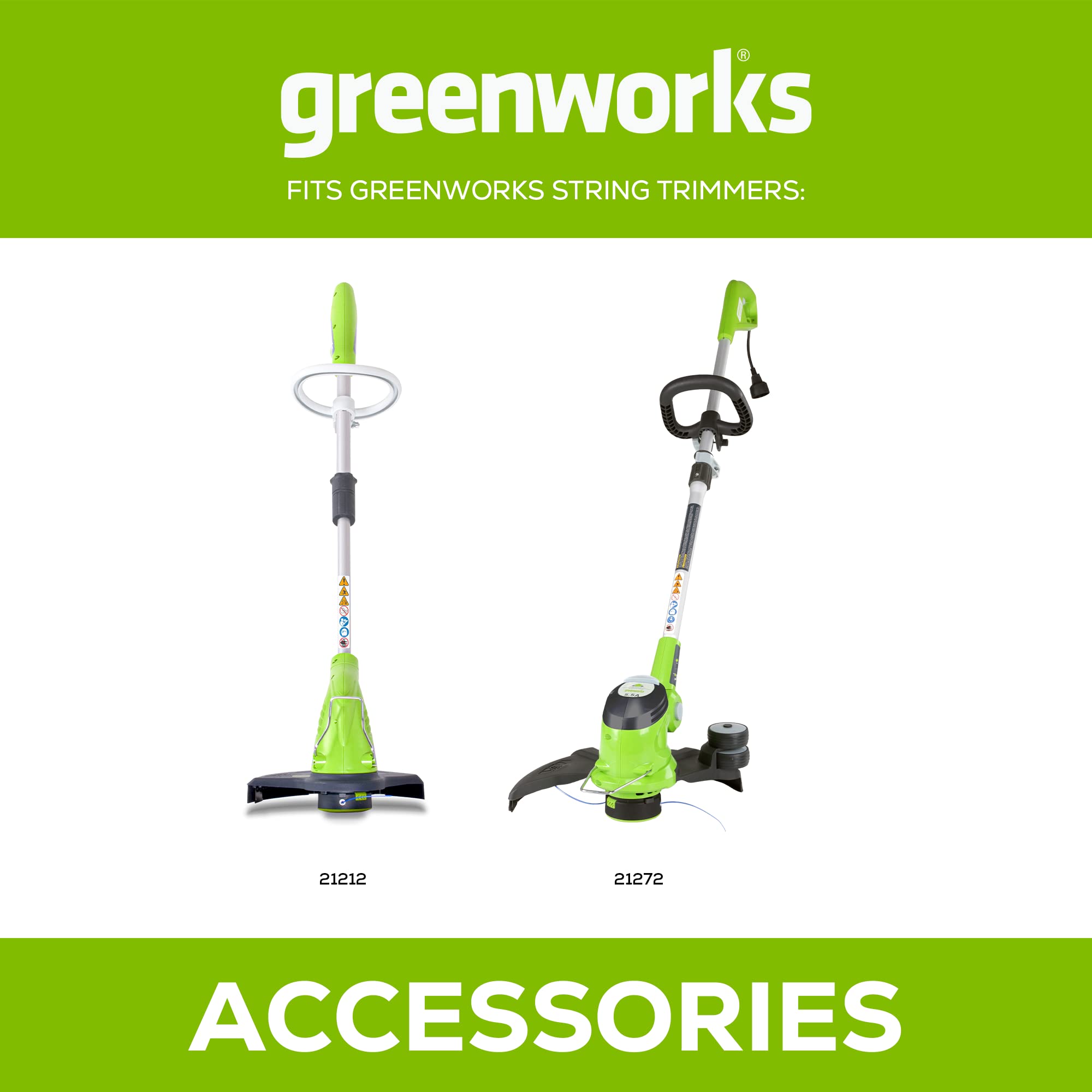 Greenworks 0.065" 3-Pack Dual Line Replacement String Trimmer Line Spool