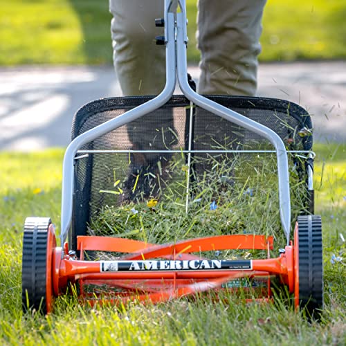American Lawn Mower Company GC91416 14-Inch/16-Inch Reel Lawn Mower Grass Catcher, Black