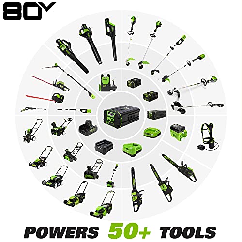 Greenworks Pro 80V (170 MPH / 730 CFM) Brushless Cordless Axial Blower, Tool Only BL80L02