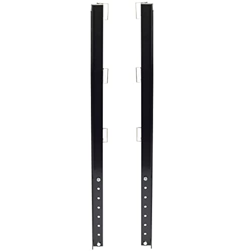 ECOTRIC Heavy Duty 3-Place Edgers Gas Weeder Trimmer Rack Holders for Open Landscape Trailer