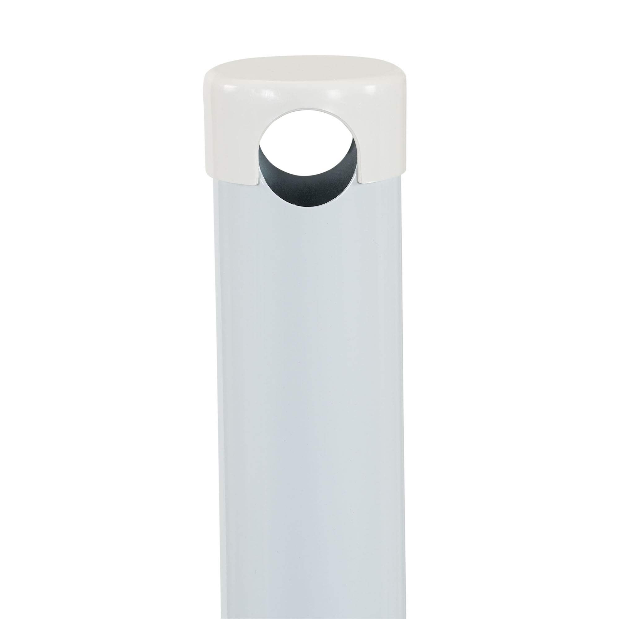 Household Essentials Outdoor Clothesline, 86 inches high, 46 inches Wide, and 3 inches deep 3-inch Diameter Post, White