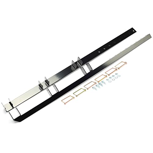 ECOTRIC Heavy Duty 3-Place Edgers Gas Weeder Trimmer Rack Holders for Open Landscape Trailer