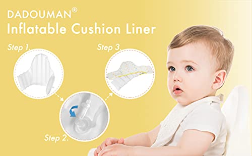 Dadouman Eco-Friendly Inflatable Cushion Insert for IKEA Antilop High Chair, Cushion Insert for Replacement, White