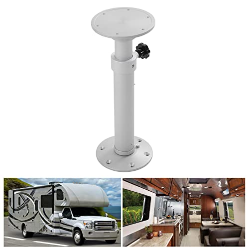 Adjustable Table Leg, Frosted 445β685mm Aluminum Alloy Removable Telescopic RV Table Stand for Boats for Balconies for Camper