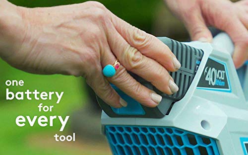 40V Leaf Blower - 120 MPH Cordless Leaf Blower Lightweight Sweeper Blower & Snow Blowing for Patio Lawn Garden with Battery and Charger