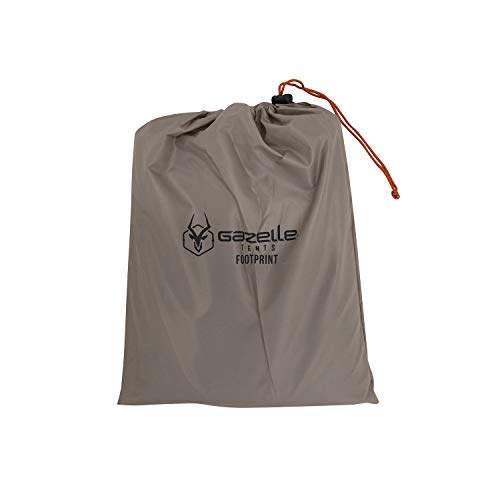 Gazelle Tentsā¢, G5 5-Sided Gazebo Footprint, 300D, Waterproof Ground Tarp, 5 Tack Down Stakes, GA107