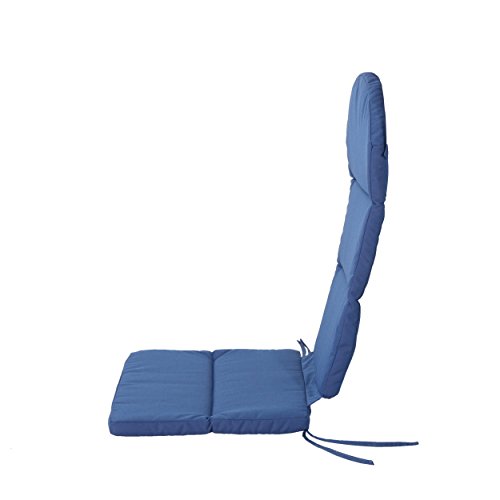 Christopher Knight Home Terry Outdoor Water-Resistant Adirondack Chair Cushions (Set of 2), Navy Blue, 2 Count (Pack of 1)