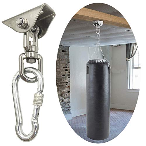 Arlai Hanging Chair Hardware Hanging Kit - Heavy Duty 360° Rotate Ultra Durable Hooks for Swing, Yoga, Playground, Gym, Punching Bag Hanger, 1000 lb Capacity