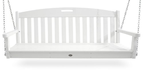 Trex Outdoor Furniture Yacht Club Swing, Classic White