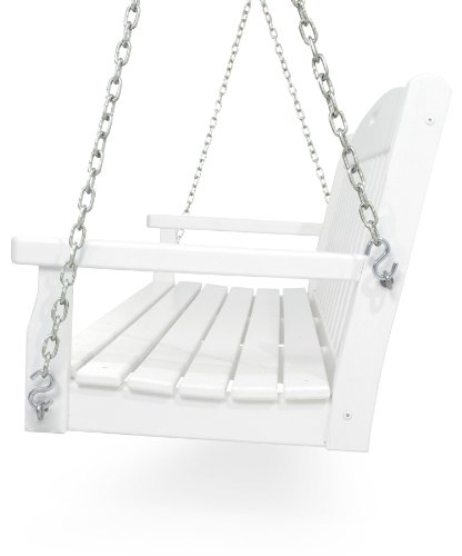 Trex Outdoor Furniture Yacht Club Swing, Classic White
