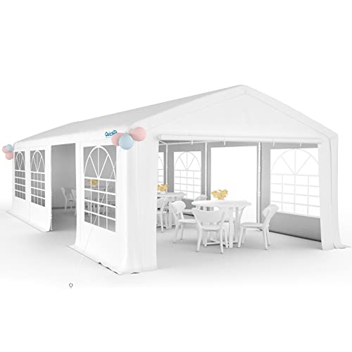 Quictent 13'x26' Heavy Duty Outdoor Gazebo Wedding Party Tent Canopy Shelter with Carry Bags