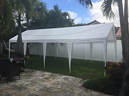Quictent 13'x26' Heavy Duty Outdoor Gazebo Wedding Party Tent Canopy Shelter with Carry Bags