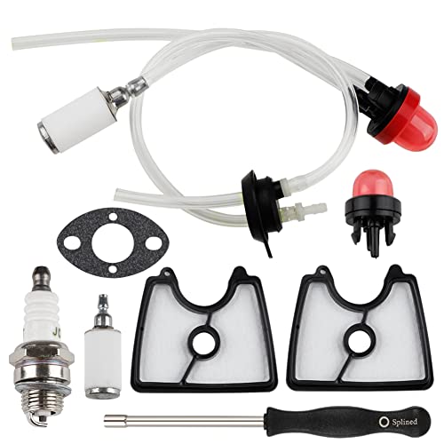 HUZTL 581798001 Fuel Line Kit Air Filter Kit Adjustment Tool for Husqvarna 125B 125BX 125BVX Leaf Blower