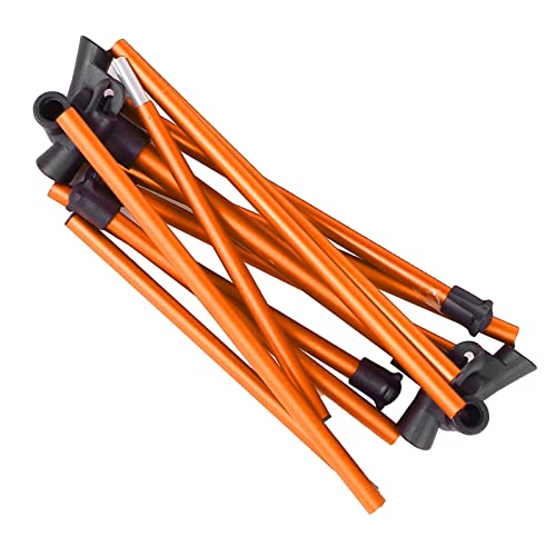 LOVINO Outdoor Camping Chair, Simple Operation Convenient to Carry Portable Chair Wide Uses for Barbecue(Orange)