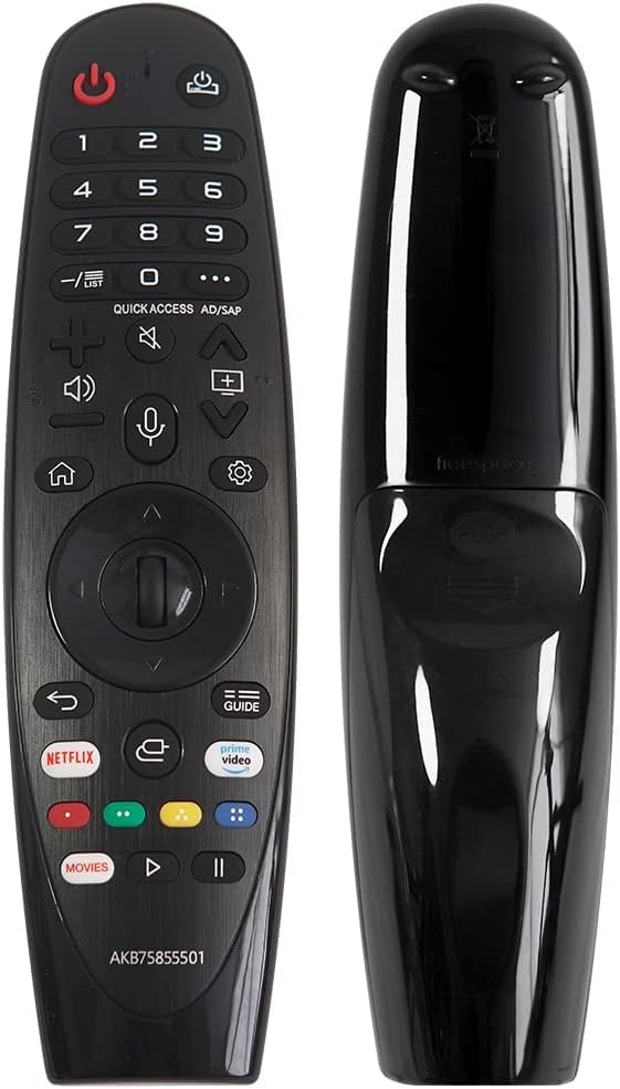 Magic Remote Control for LG Remote,AKB75855501,MR20GA Remote Control for LG UHD OLED QNED NanoCell 4K 8K with Netflix and Prime Video Hot Keys, [NO Voice Function No Pointer Function]