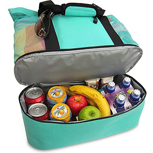 Askfairy Multi-Function Picnic Thermal Preservation Bag Beach Bag,Large Picnic Fresh-Keeping Bag for Outdoor Swimming, Camping, Travel