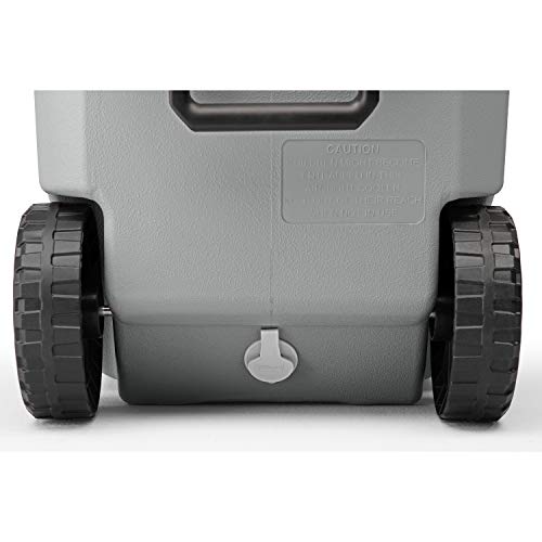 Coleman Ice Chest | Coleman 316 Series Wheeled Hard Coolers, 62qt Rock Grey