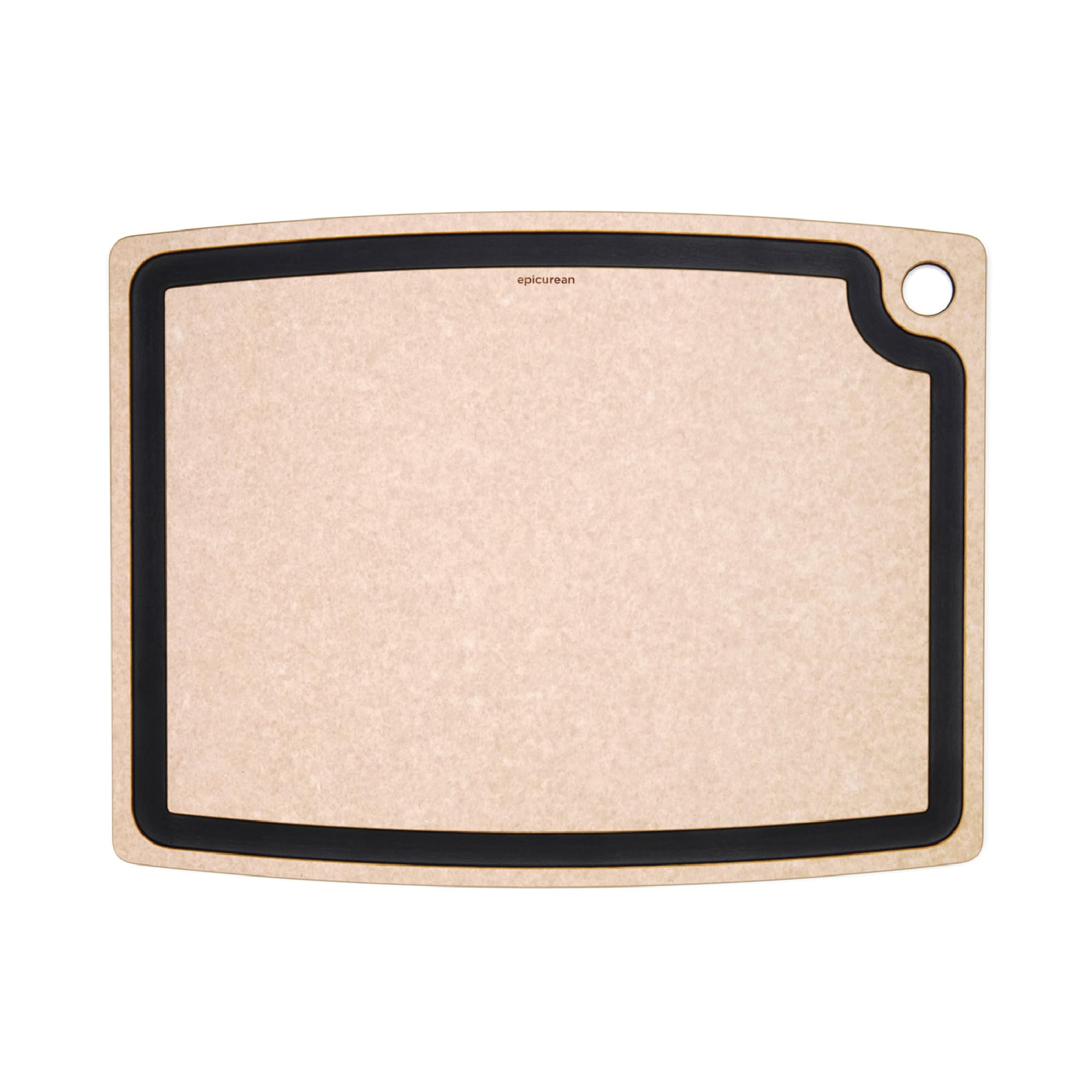 Epicurean Gourmet Series Cutting Board with Juice Groove, 19.5-Inch by 15-Inch, Natural/Slate