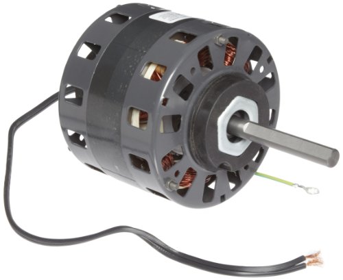 Fasco D156 5" Frame Open Ventilated Shaded Pole Direct Drive Blower Motor with Sleeve Bearing, 1/6HP, 1050rpm, 115V, 60Hz, 6.6 amps