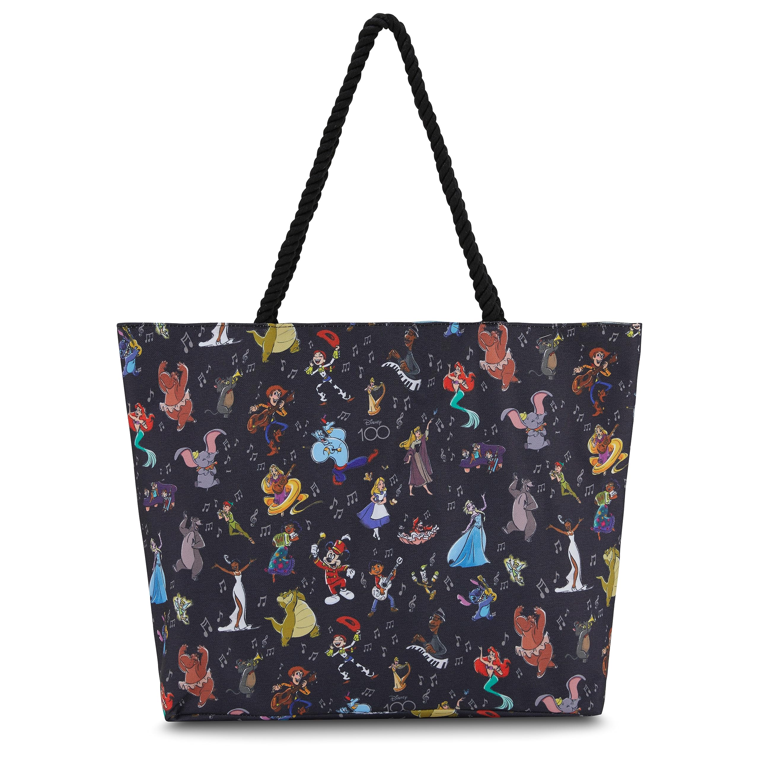 Disney Mickey and Stitch Tote bag - Girls, Boys, Teens, Adults - Mickey Minnie Mouse, Stitch, Classic Canvas Tote Travel Bag