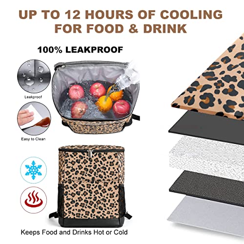 Wolka Backpack Cooler 35 Cans,Small Backpack Coolers Insulated Leak Proof,Lightweight Soft Sided Waterproof Cooler Backpack for Beach Camping Hiking Picnic,Lunch Backpack for Man and Women