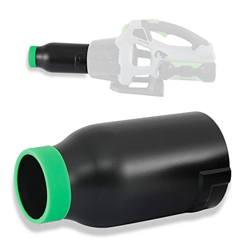 Karbay Stubby Car Drying Nozzle (8" Long) Compatible with Most EGO 530, 575, 580, 615, 650, 765 Leaf Blowers, Included Green Protective Silicone Band.