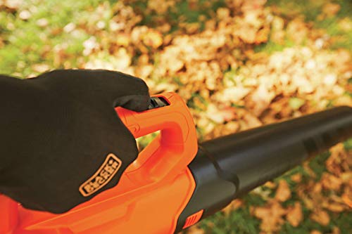 BLACK+DECKER 20V MAX Cordless Leaf Blower, 2-Speed, Up To 90 MPH, with Battery and Charger (BCBL700D1)