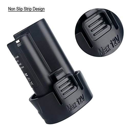 Biswaye 2Pack 3.0Ah 10.8V BL1014 Battery Replacement for Makita 10.8V-12V Max Lithium ion Battery BL1013 194550-6 194551-4 195332-9 CL100DW DF330D FD01ZW