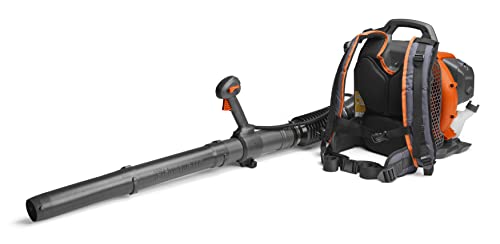 Husqvarna 150BT Backpack Leaf Blower Gas Powered, 51-cc 2.16-HP 2-Cycle Backpack Blower, 765-CFM, 270-MPH, 22-N Powerful Clearing Performance and Ergonomic Harness System,Orange