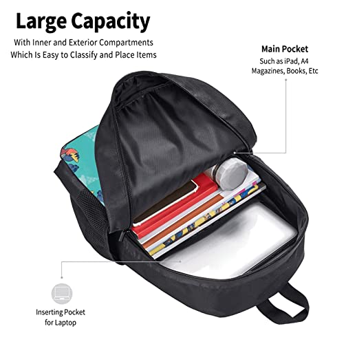 Cartoon Stitch Backpack Cute Bag For Women Men Large Capacity Tote Bag For Office Work Travel Outdoorss Laptop Backpack