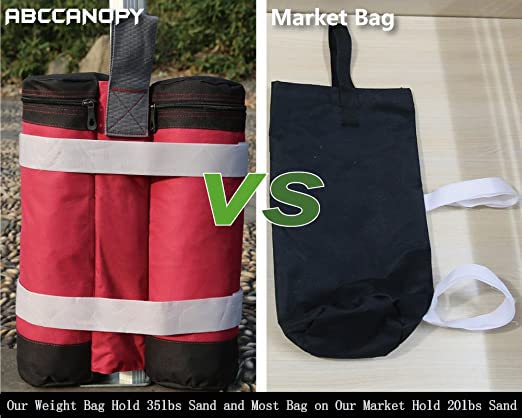 ABCCANOPY Canopy Sandbags for Instant Shelters, 140lb