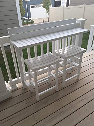 MIYU Furniture 3-piece Balcony Bar – Lily