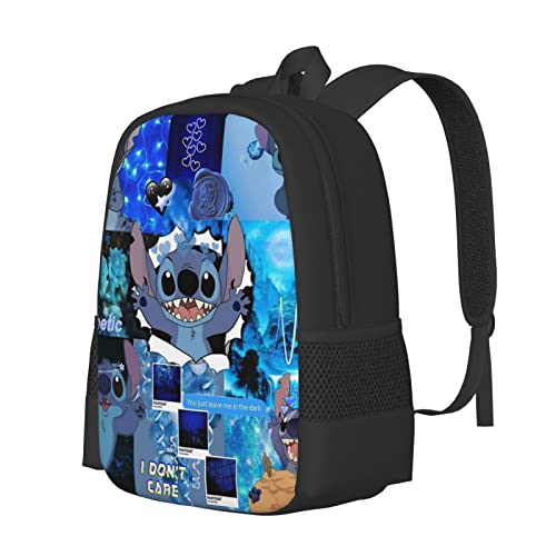 Cute Stitch Backpacks Cartoon Daypack Unisex Laptop Bag For Man Women College Office Picnic Travel