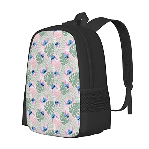 Stitch Backpack Cartoon Anime Cute Merchandise Unisex Bag Unisex Stitch Laptop Backpack