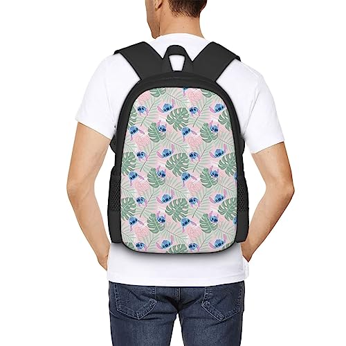 Stitch Backpack Cartoon Anime Cute Merchandise Unisex Bag Unisex Stitch Laptop Backpack