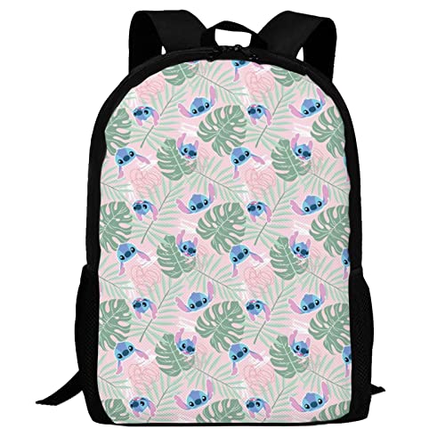 Stitch Backpack Cartoon Anime Cute Merchandise Unisex Bag Unisex Stitch Laptop Backpack