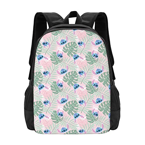 Stitch Backpack Cartoon Anime Cute Merchandise Unisex Bag Unisex Stitch Laptop Backpack