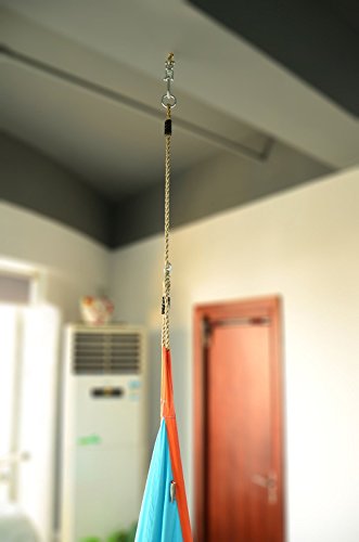 Tree Swing / Hammock Hangings Safer Nylon Rope,Tree Swing Hanging Strap Kit(Holds Up to 650 Lbs.) -Pack of 2(Adjustable)