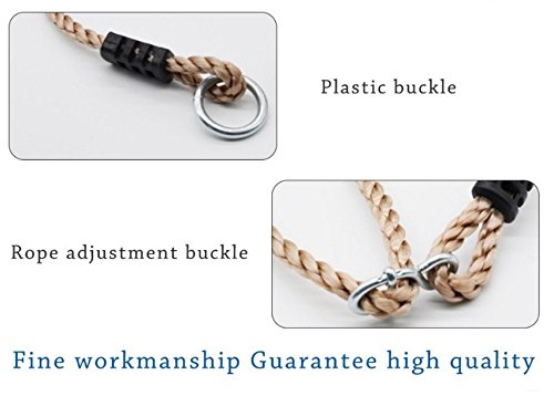 Tree Swing / Hammock Hangings Safer Nylon Rope,Tree Swing Hanging Strap Kit(Holds Up to 650 Lbs.) -Pack of 2(Adjustable)