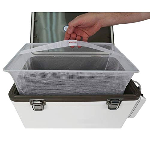 Engel ENGLBC13-N-OHV 13qt Live Bait Cooler with 2nd Generation 2X2 Portable Aerator Pump Orange