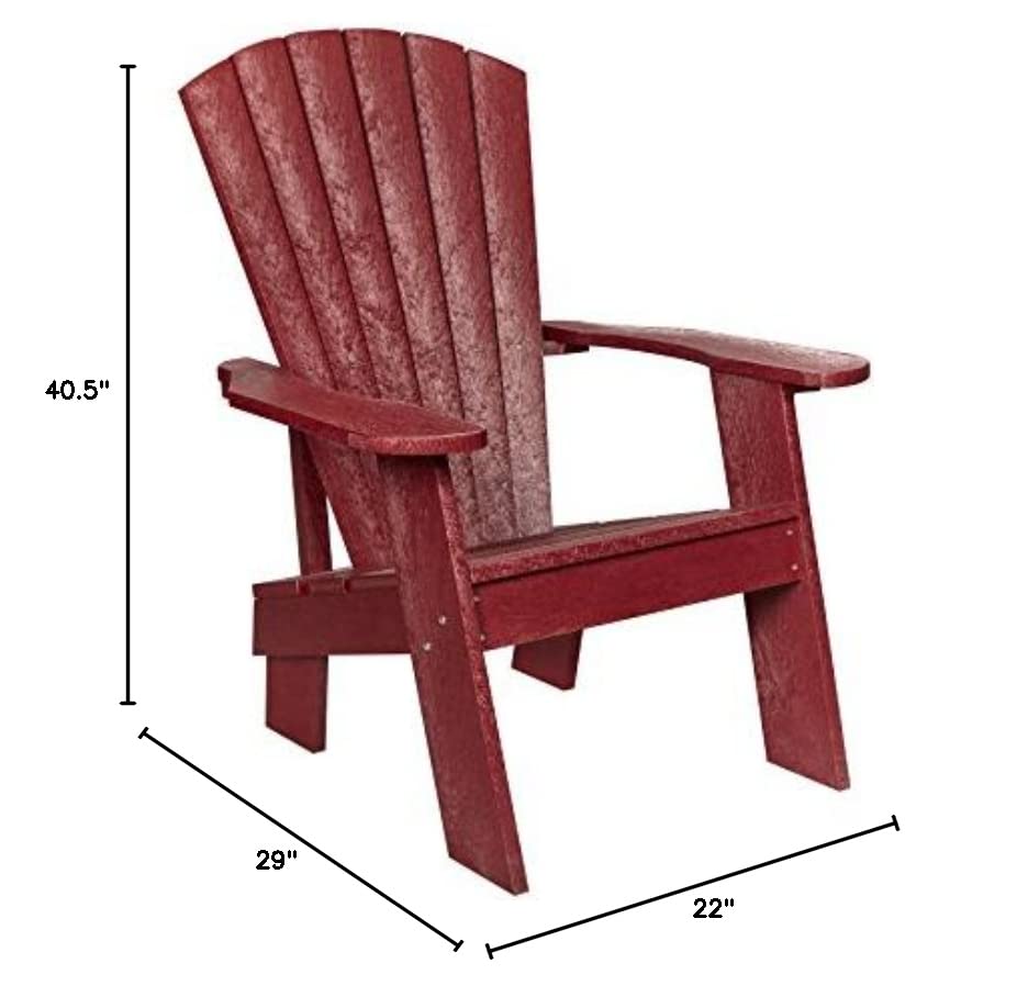 Captiva Casual Adirondack Chair, Bordeaux