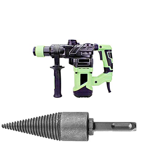 Wood Log Splitter Wood Splitter Drill,Heavy Duty Drill Screw Cone,Portable Wood Cut Tool for Hand Drill Stick (Square Shank)