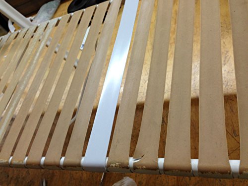 2" x20' ft Vinyl Straps for Patio Chairs Repair Outdoor Lawn Furniture Replacement Strap Strapping White(201) + 20 Rivets!