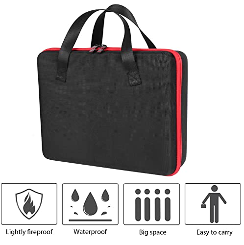 Khanka Hard Battery Storage Box Holder, Carrying Case Replacement for Craftsman 12V/19.2V/20V Max Lithium Ion Battery and Charger - Holds V20 20V 2.0/3.0/4.0/5.0/6.0/6.5/9.0-Ah Battery,(Case Only)