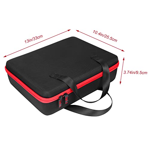 Khanka Hard Battery Storage Box Holder, Carrying Case Replacement for Craftsman 12V/19.2V/20V Max Lithium Ion Battery and Charger - Holds V20 20V 2.0/3.0/4.0/5.0/6.0/6.5/9.0-Ah Battery,(Case Only)