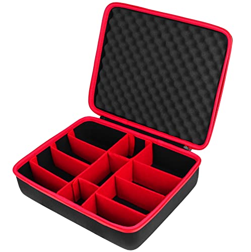 Khanka Hard Battery Storage Box Holder, Carrying Case Replacement for Craftsman 12V/19.2V/20V Max Lithium Ion Battery and Charger - Holds V20 20V 2.0/3.0/4.0/5.0/6.0/6.5/9.0-Ah Battery,(Case Only)