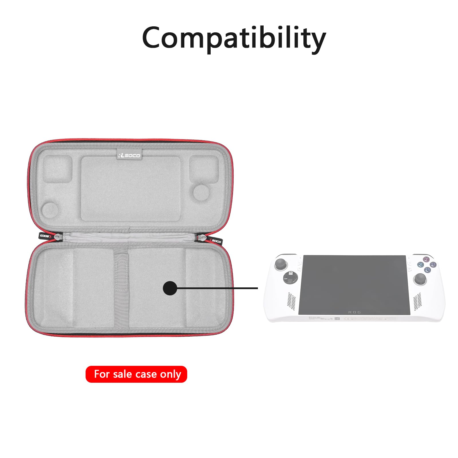 Hard Case for ASUS ROG Ally 7" 120Hz Gaming Handheld by RLSOCO - Black (Case Only)