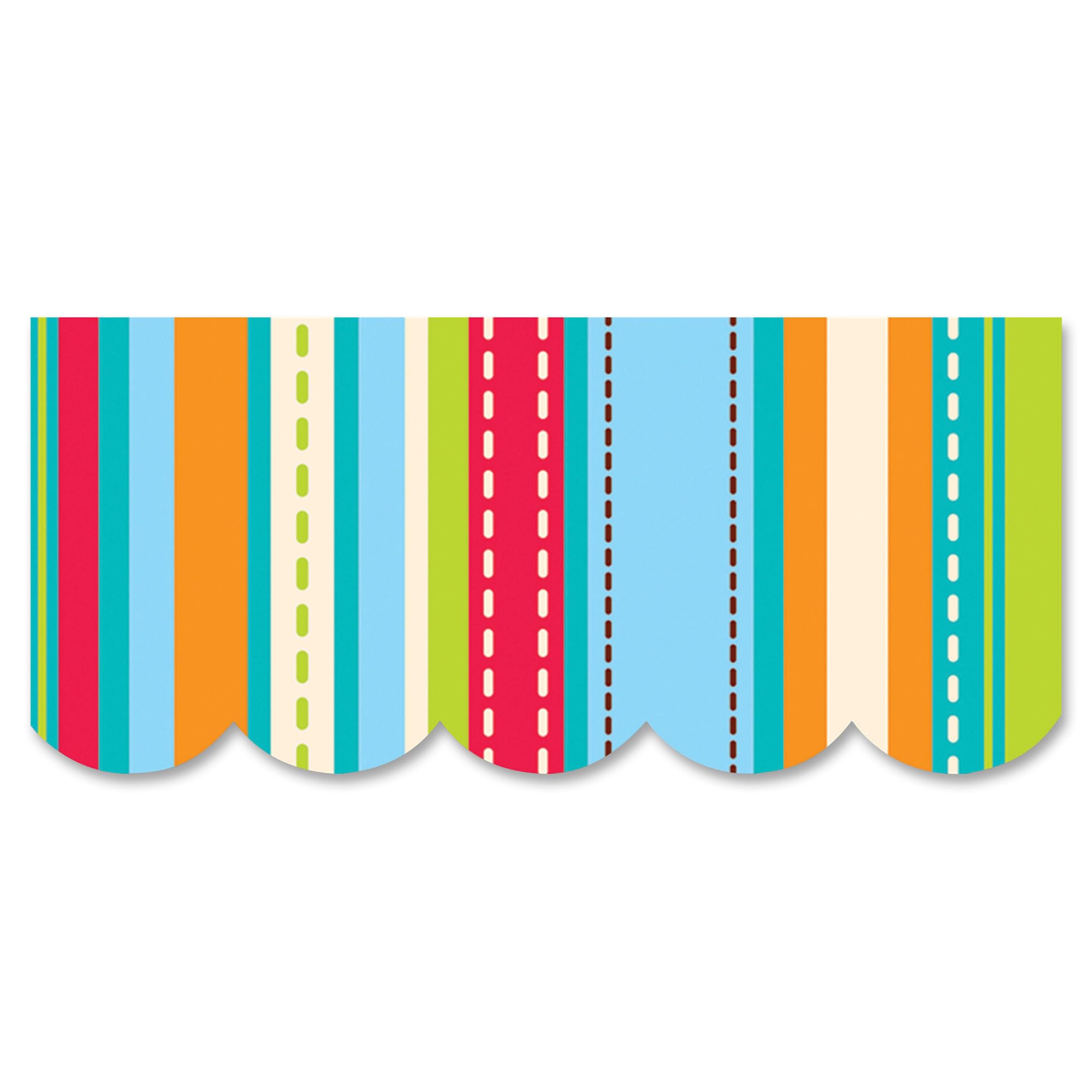 Creative Teaching Press Stripes and Stitches Border (1040)