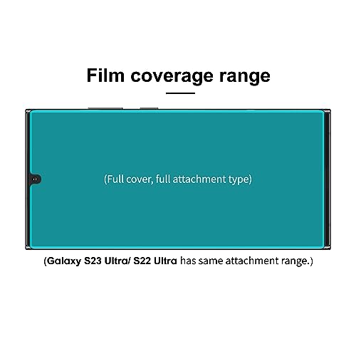 GOBUKEE Compatible for Samsung Galaxy S21 Ultra Premium Flexible PMMA Screen Protector Film, Installation Guide Tool Included, Full Edge Coverage - 2 Pack